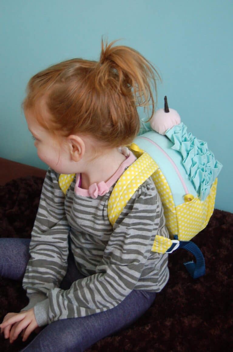 Cozy Cakes Backpack Sewing Pattern from Cozy Nest Design