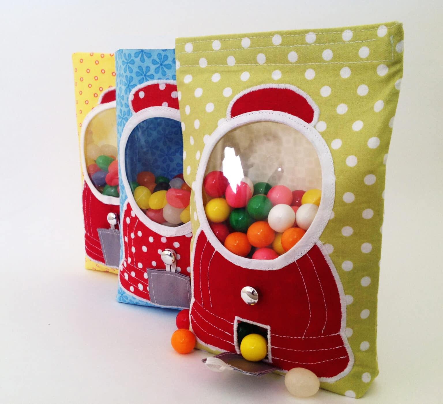 "Goody, Goody Gumballs!" Treat Bag Pattern - cozy nest design