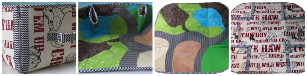 "Play, then Store Away" Convertible Playmat & Storage Tote Pattern ...