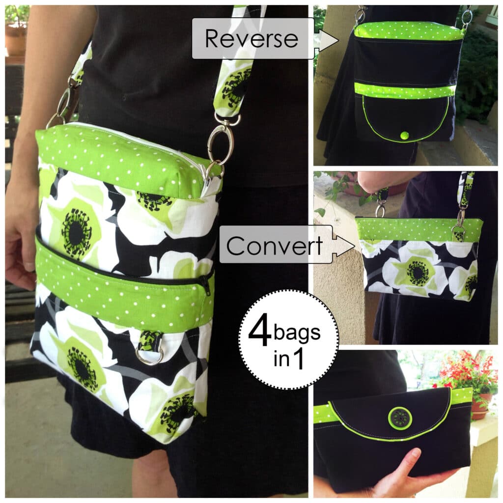 Convertible/ Reversible Bag Sewing Pattern