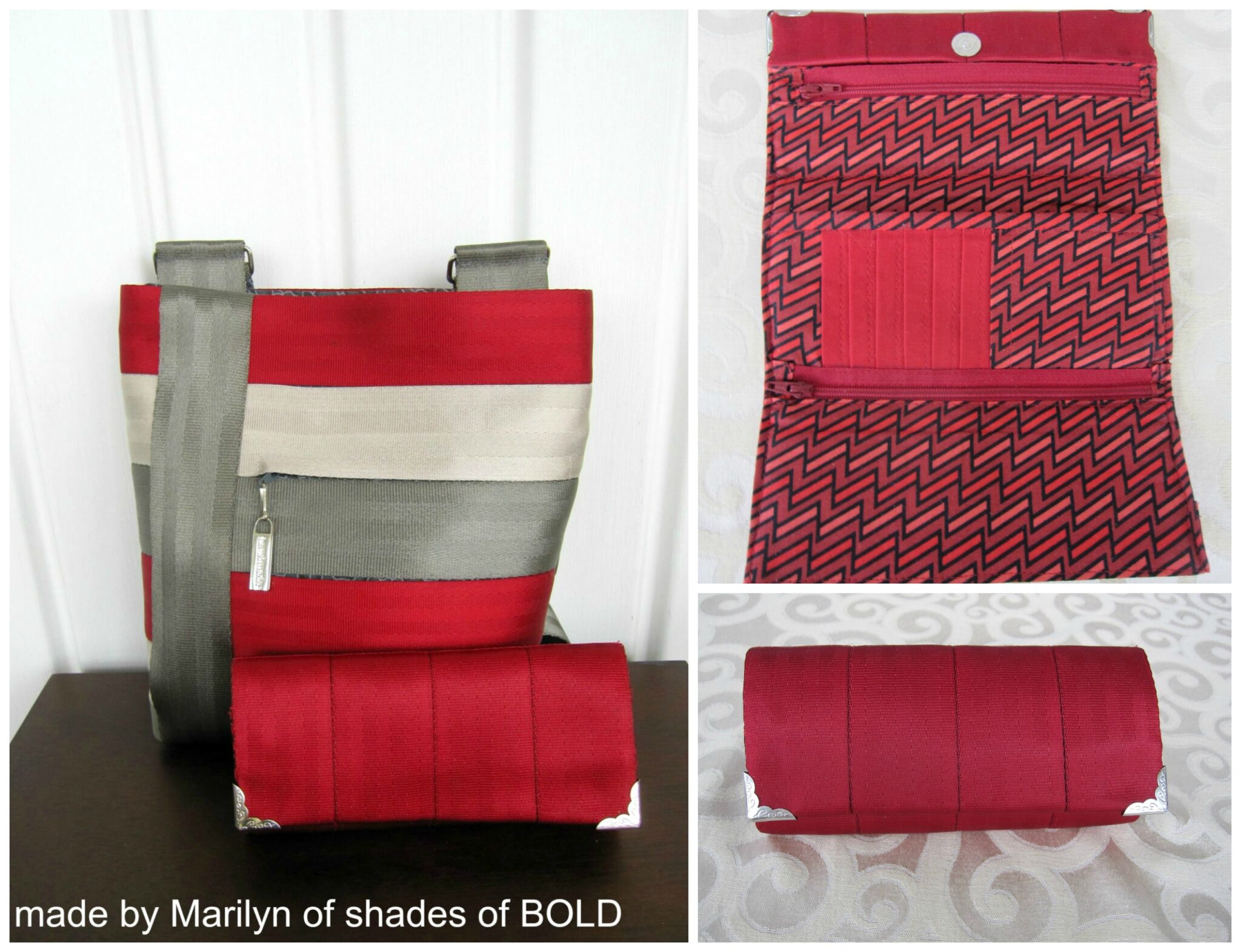 Seat Belt Series: Tri-Fold Wallet Sewing Pattern - cozy nest design