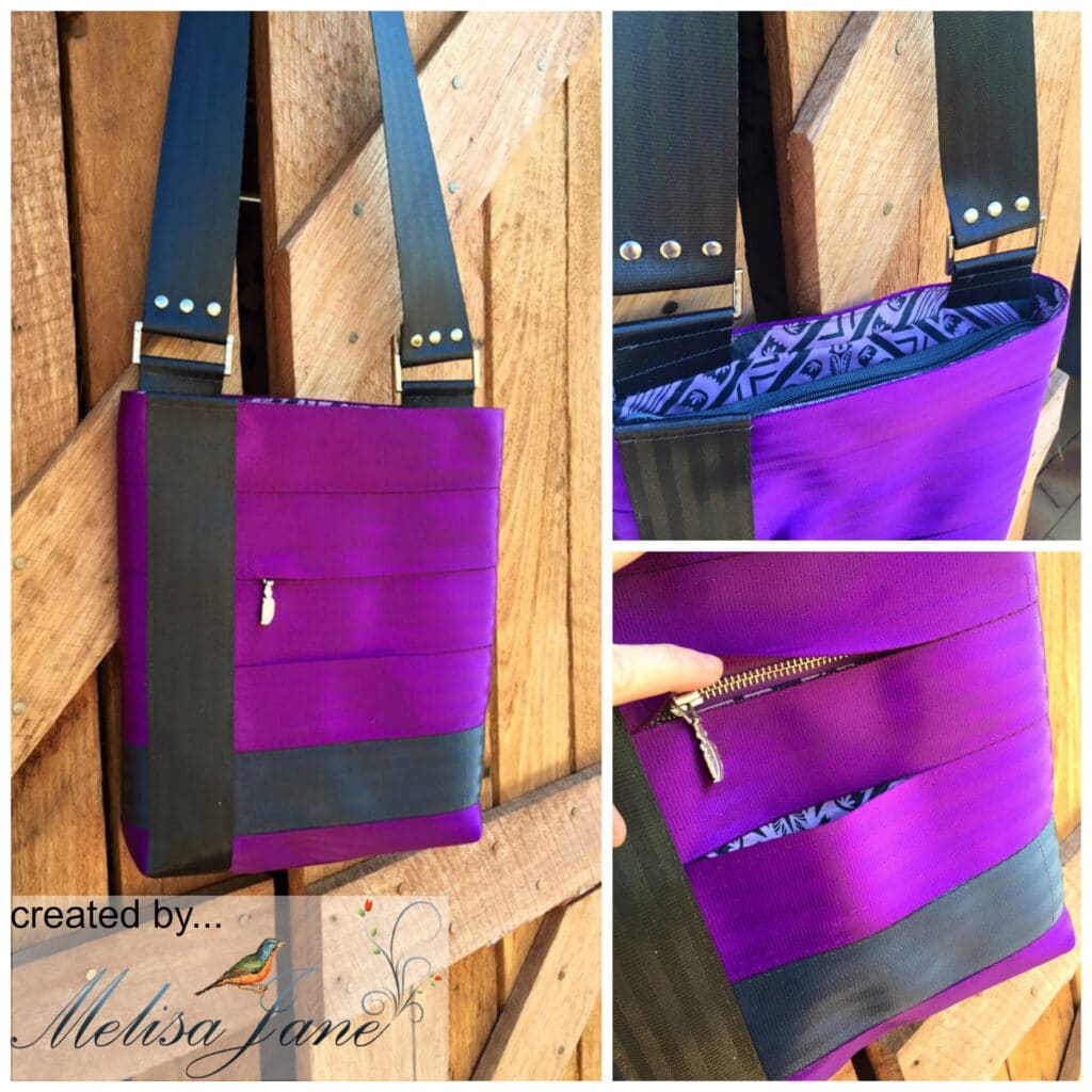 Seat Belt Series: The Crossover Bag Sewing Pattern - cozy nest design