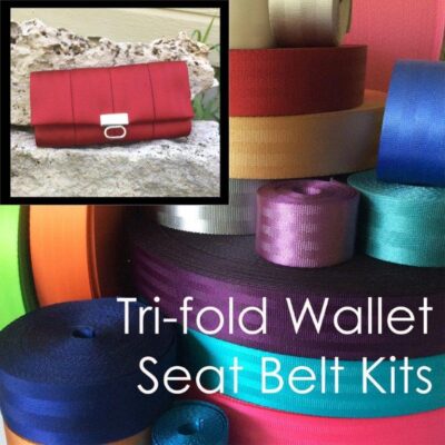 Kit: Tri-Fold Seat Belt Wallet - cozy nest design