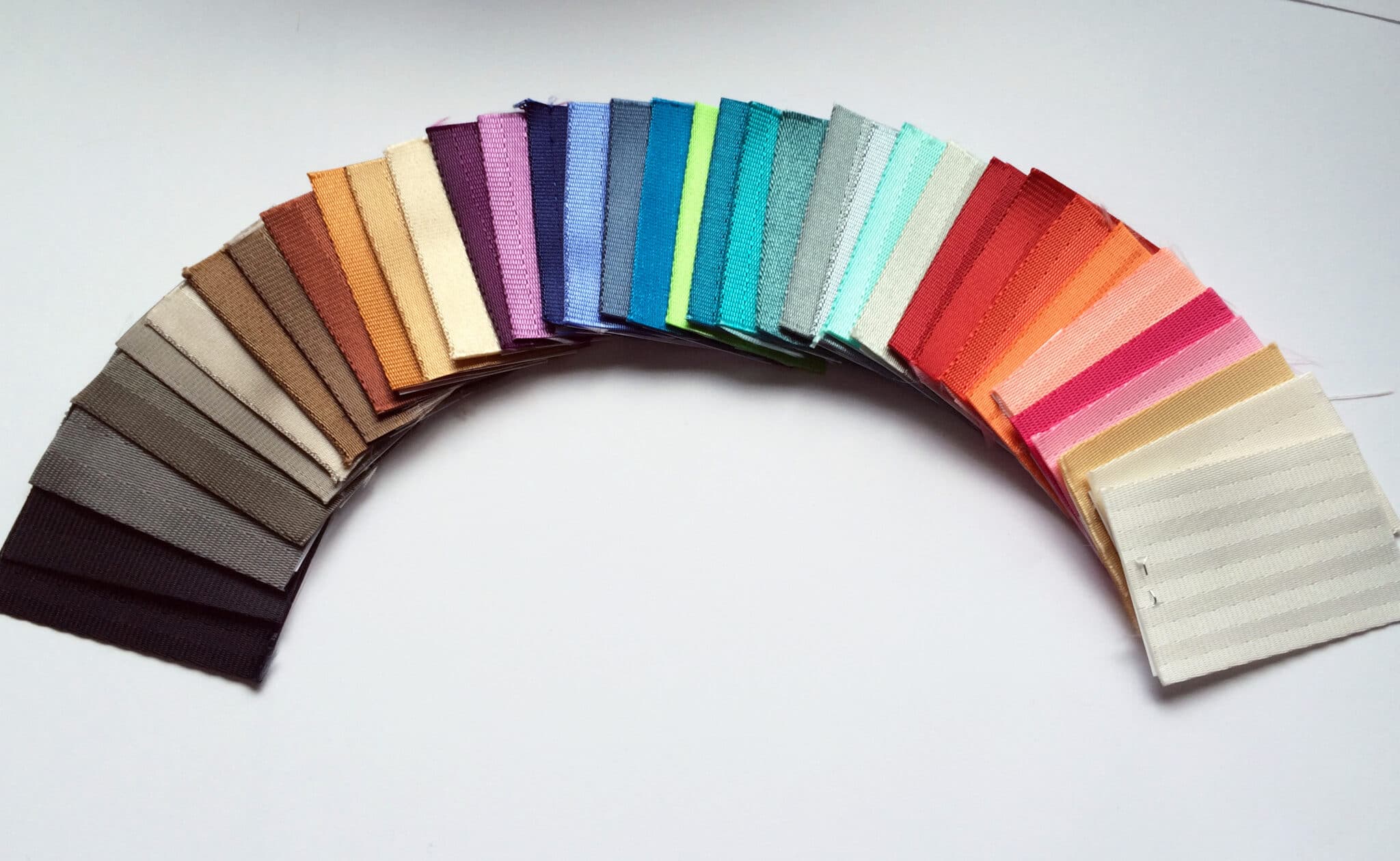 Seat Belt Webbing Swatches - cozy nest design