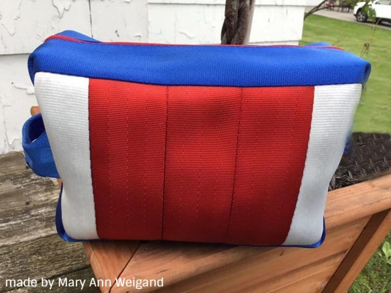 Dapper Seat Belt Dopp Kit Sewing Pattern - cozy nest design